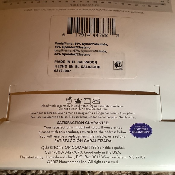 Hanes | Accessories | Hanes Premium Perfect Nudes Pantyhose Tummy ...